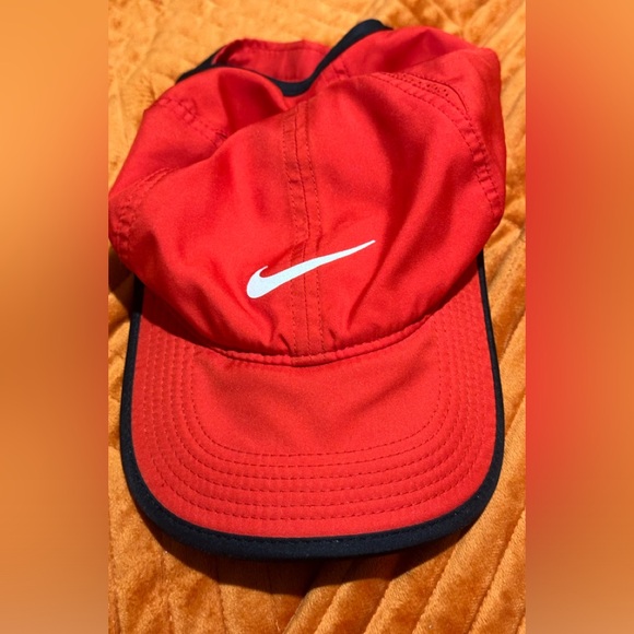 Nike | Accessories | Nike Featherlight Drifit Red Hat | Poshmark